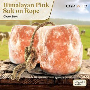 Other | Horse Himalayan Salt Lick6 Lbs On Rope For Horse Deer Goat ...